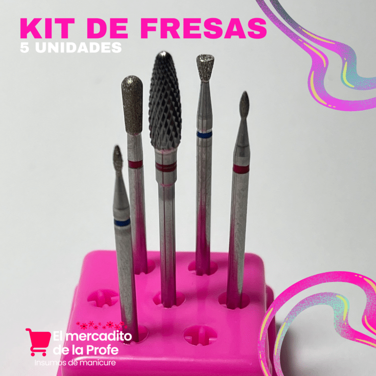 fresas en kit de 5 unidades - La Profe Manicurista